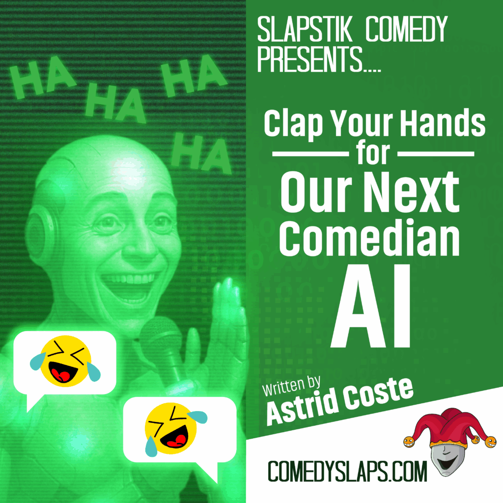 Please. Clap Your Hands, for Our Next Comedian: AI - Slapstik Comedy ...